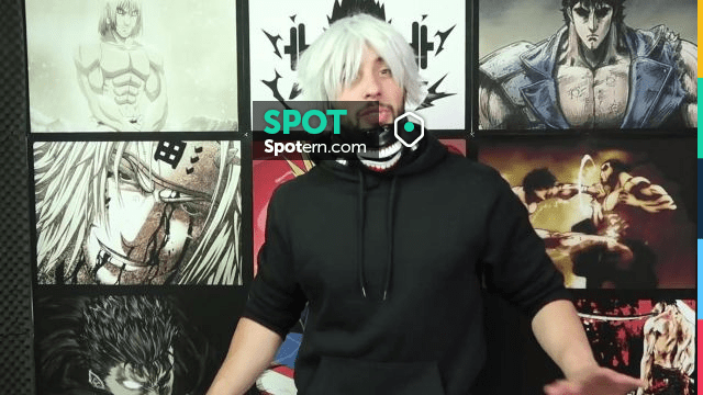 La máscara de Kaneki ken usada por Mangaworkout en su video de YouTube ...