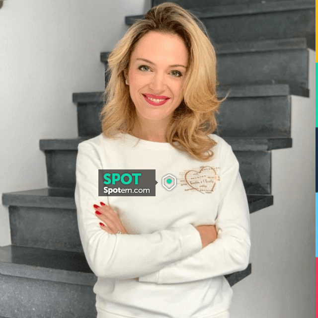 Sudadera marfil de Vicky Bogaert en la cuenta de instagram de ...