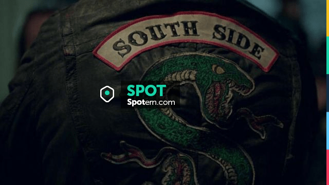The leather jacket of the South Side Serpents worn by Jughead Jones ...