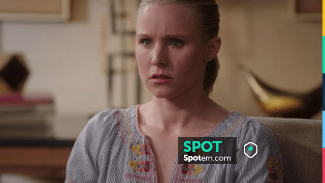 The top embroidered Eleanor Shellstrop (Kristen Bell) in The Good Place ...