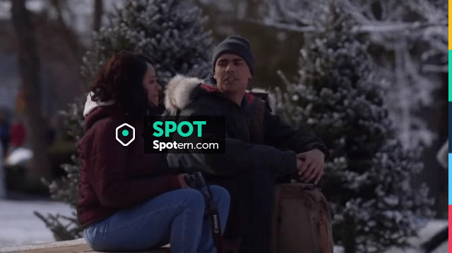 The coat claret from Abby Sutton (Kat Graham) in The Holiday Calendar ...