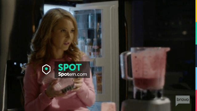 Desert Dreamer Star Streak Cropped Pink Sweatshirt worn by Veronica ...