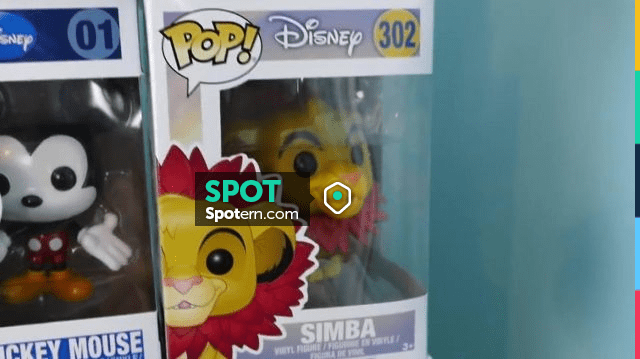 The figurine Funko Pop Simba in the YouTube video "MY ENTIRE COLLECTION ...