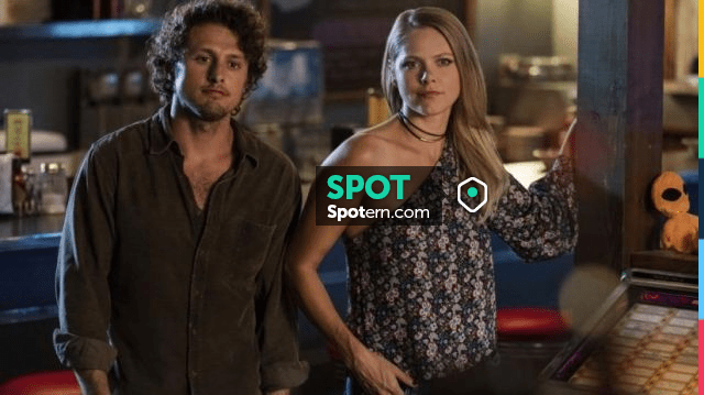 Frame One Shoulder Floral Print Top worn by Isobel Evans-Bracken (Lily ...