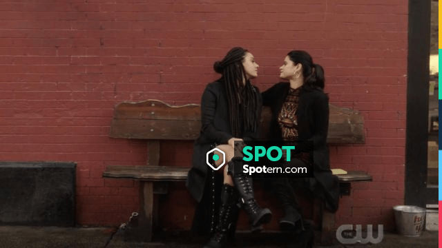 The black long dress AllSaints of Jada Shields (Aleyse Shannon) in ...