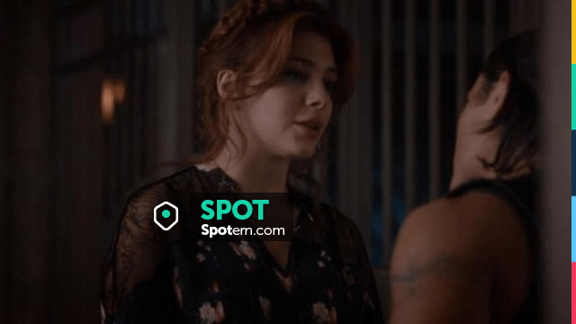Blue Laya Meadow Silk Top worn by Dreamer (Elena Satine) in The Gifted ...