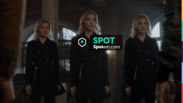 Double-Breasted Skirted Peacoat worn by Esme Frost (Skyler Samuels) in ...