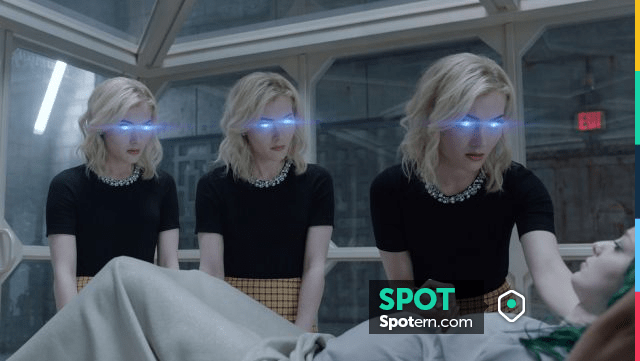 Check Kilt Mini Skirt of Esme Frost (Skyler Samuels) in The Gifted ...