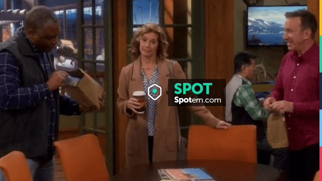 Joie Aruna Elephant Print Top worn by Vanessa Baxter (Nancy Travis) in ...