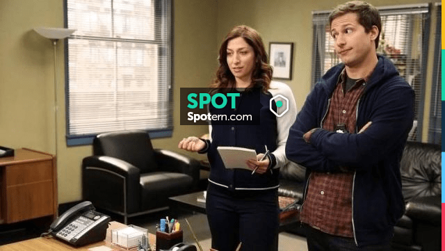 The jacket in blue and white worn by Gina Linetti (Chelsea Peretti) on ...