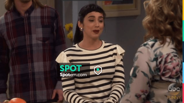 Suéter de Zara con volante de hombro usado por Mandy Baxter (Molly ...