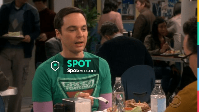The green t-shirt The Green Arrow Shield worn by Sheldon Cooper (Jim ...