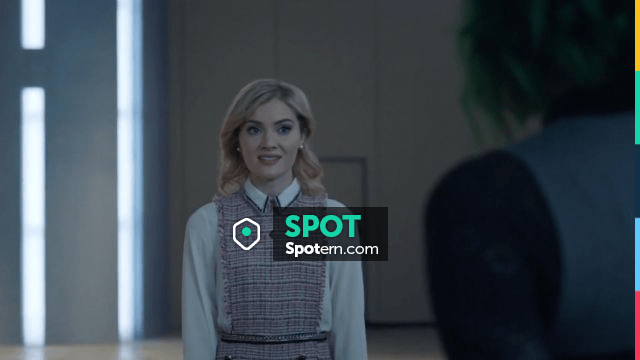 Zara Tweed Jumpsuit Witch Chain worn by The Frost Sisters (Skyler ...