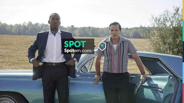 Tony Lip's (Viggo Mortensen) grey shirt with vertical stripes as seen ...