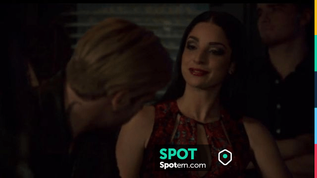 Elie Tahari Jemra Satin Dress worn by Lilith (Anna Hopkins) in ...