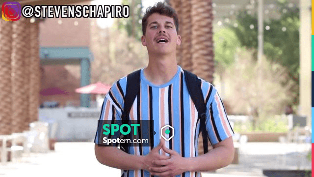 The striped t-shirt Steven Schapiro in the video "Who Are You Texting ...