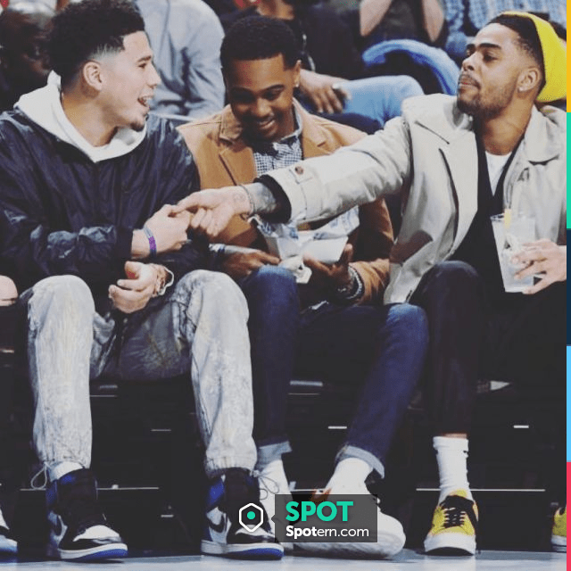 Sneakers Air Jordan 1 X Fragment worn by Devin Booker on the Instagram ...