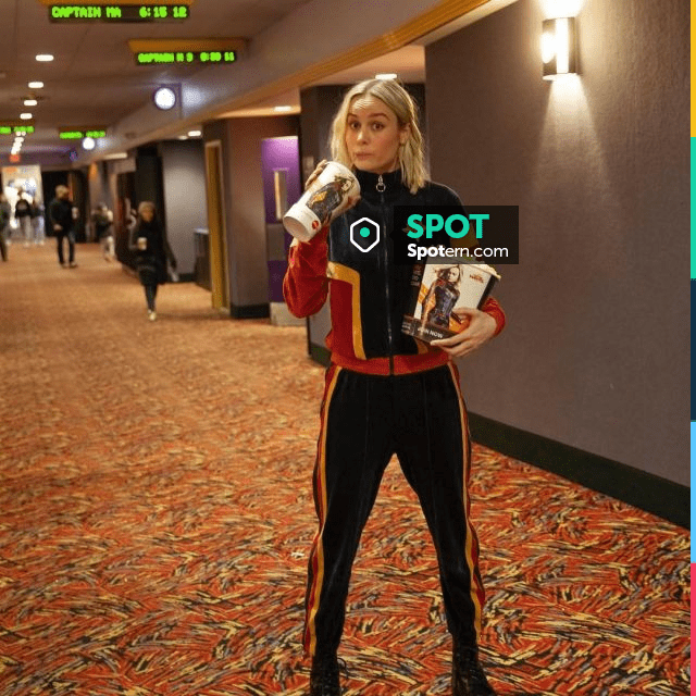 The tracksuit jacket Captain Marvel range by Brie Larson on the account ...