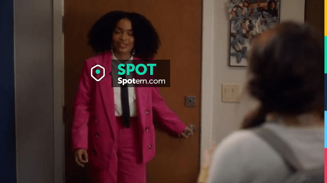 Zara Corduroy Blazer worn by Zoey Johnson (Yara Shahidi) in grown-ish ...
