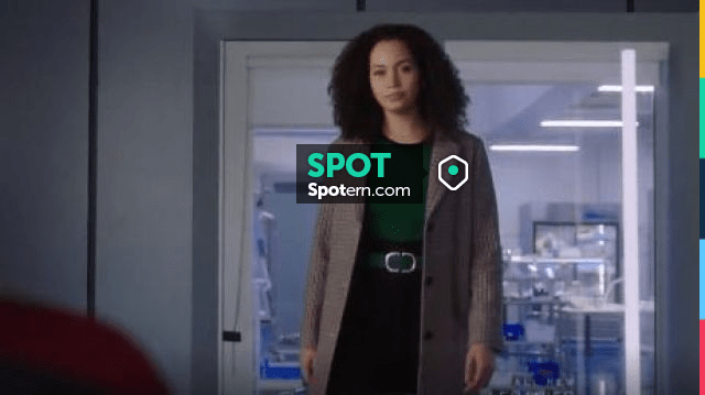 Graham & Spencer Houndstooth Car Coat by Velvet worn by Macy Vaughn ...