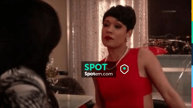 Bcbgmaxazria Rosanna Combinaison dans de petits fruits Rouges, porté ...