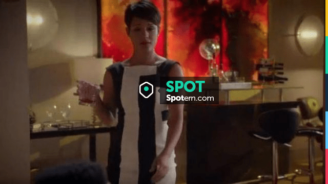 Karen Millen Vertical Stripe Panelled Dress worn by Anika Calhoun ...