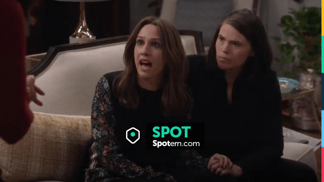 Veronica Beard Mellow Mixed Media Cashmere Sweater worn by Catherine ...