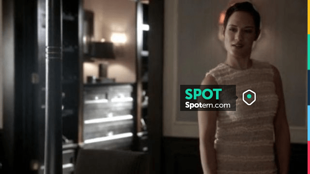 Givenchy Sleeveless Micro-Ruffle Cocktail Dress worn by Anika Calhoun ...