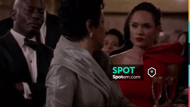 The Jovani One-Shoulder Ruffle-Trim Mermaid Gown worn by Anika Calhoun ...