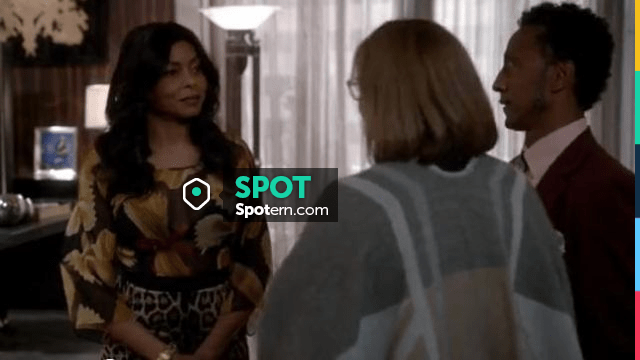 Dolce & Gabbana Pasta Print Blouse worn by Cookie Lyon (Taraji P ...