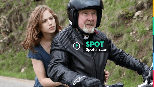 The leather jacket worn by the Father Guilbaud (Richard Frechette) in ...