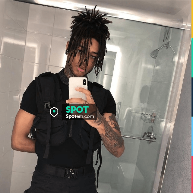 Black Utility Vest worn by Scarlxrd on his Instagram account @scarlxrd ...