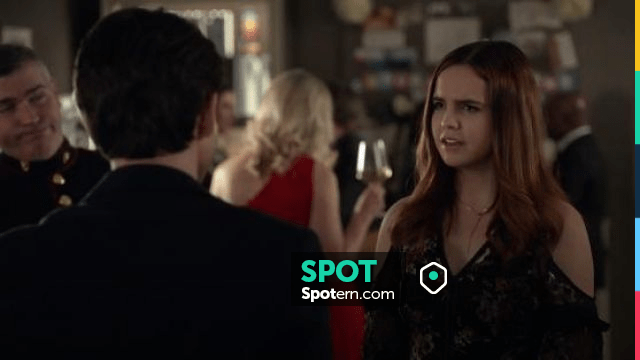 All Saints Floral Devore Ruffle Mini Dress worn by Grace Russell ...