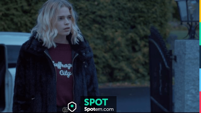 Leather belt Buckle Double G Gucci worn by Ella Rappich (Amanda Steen ...