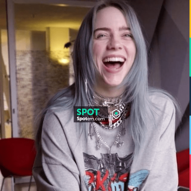 Gothic Chains worn by Billie Eilish on her Instagram account @wherearetheavocados | Spotern
