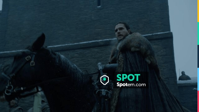 The replica of the sword the head of a wolf of Jon Snow (Kit Harington ...