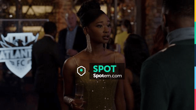 The yellow dress with sequins the Walk Of Shame to Monica Colby ...