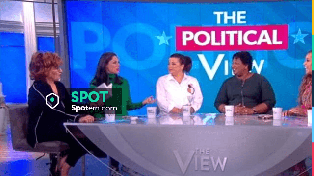 T Tahari Tyra with Piping Blouse-Black worn by Joy Behar on The View ...