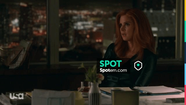 Dress cache coeur silk green Donna Paulsen (Sarah Rafferty) in Suits ...
