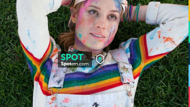 Rainbow sweater worn by Kit (Brie Larson) in Unicorn Store | Spotern