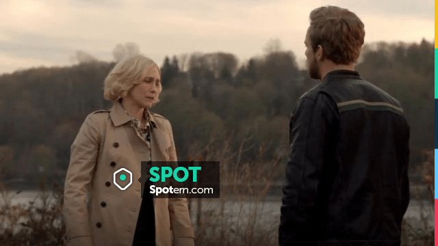 Banana Republic Flared Trench Coat worn by Norma Louise Bates (Vera ...
