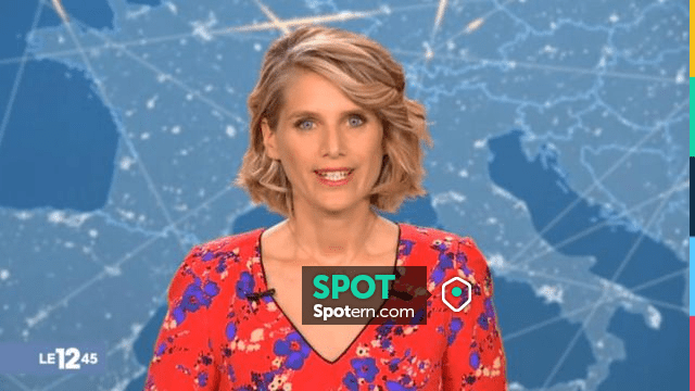 The top 3/4 sleeves floral print of Laurie Milliat-Desorgher in The 12: ...