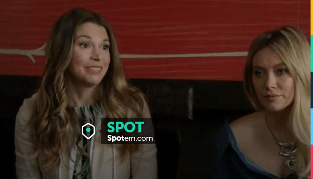 Zara Printed Leaves Top worn by Liza Miller (Sutton Foster) in Younger ...