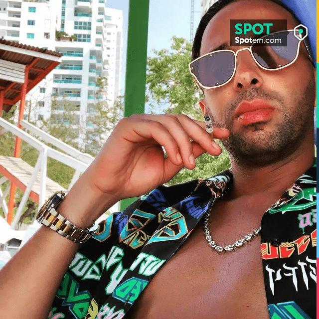 The sunglasses worn by Naps on his account Instagram @Napsofficiel ...