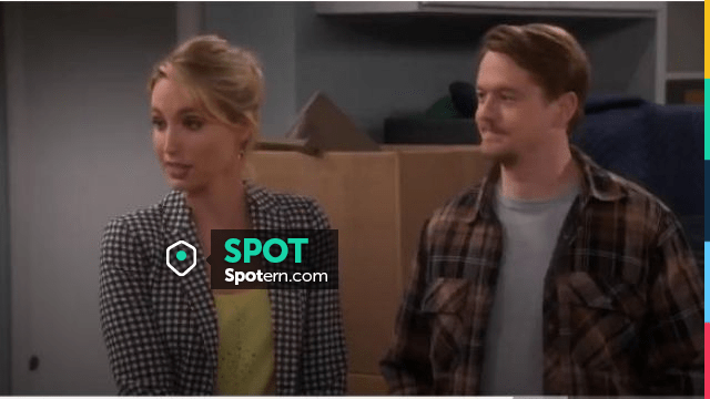 Zara Gingham Blazer worn by Mandy Baxter (Molly McCook) in Last Man ...