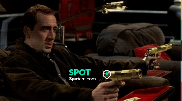 The guns in gold of Castor Troy (Nicolas Cage) in Volte/Face | Spotern