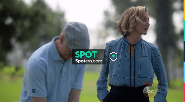 Blue blouse of Elizabeth North (Portia de Rossi) in Scandal | Spotern