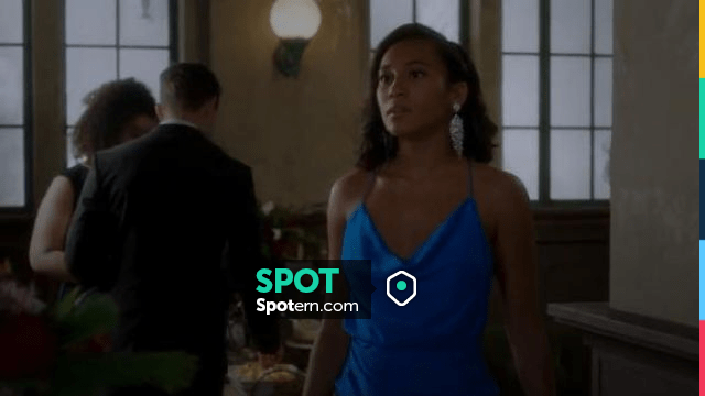 Haney Holly asymmetric dress worn by Caitlin Lewis (Sydney Park) in ...