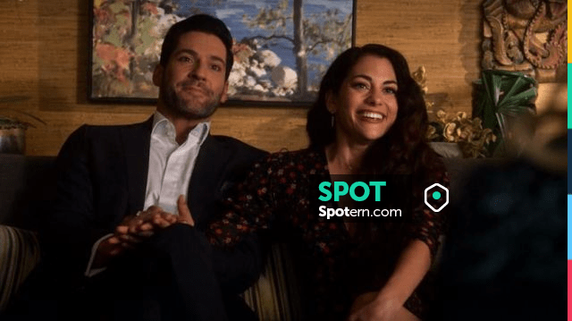 The dress with small flowers of Eve (Inbar Lavi) in Lucifer (S04E08 ...
