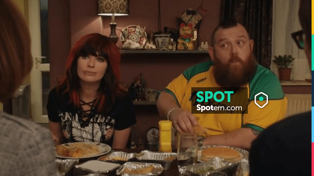 Patrick "Rowdy Ricky" Knight (Nick Frost) camiseta de fútbol del ...